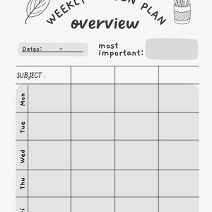 Printable Homeschool Planner Printable | PDF | Homeschool Binder ...