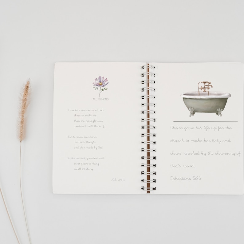 Cursive Tracing Book PDF | Scripture Copy Work | Letter Practice ...
