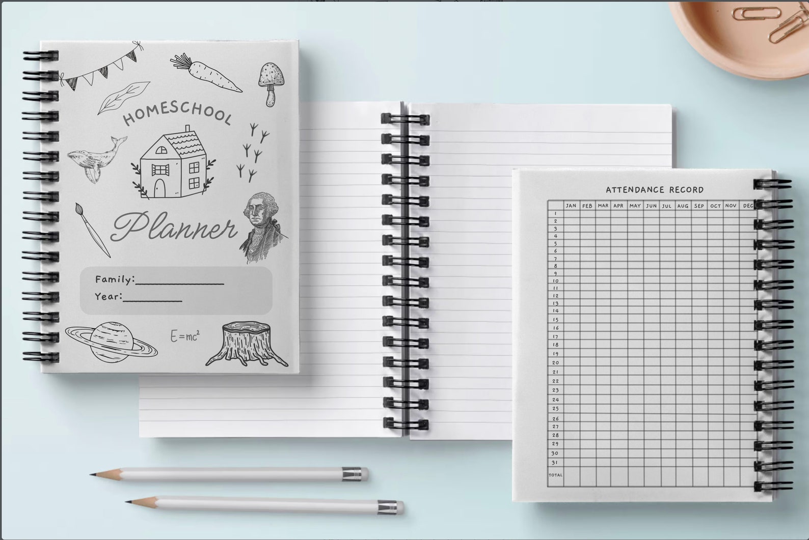 Printable Homeschool Planner Printable | PDF | Homeschool Binder ...