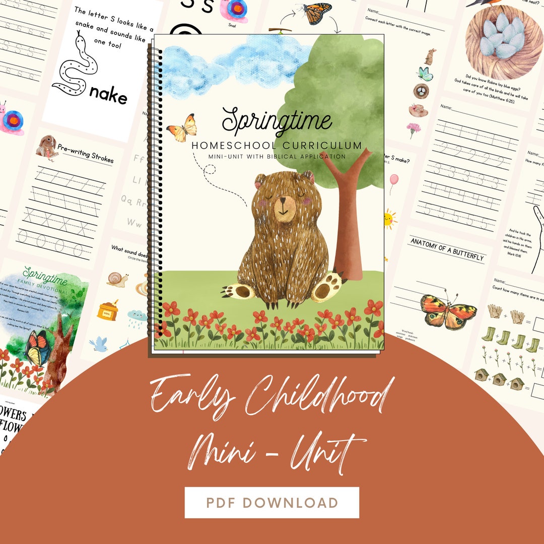 SPRING Mini Unit Study Pdf | Spring Activities | Science | Handwriting ...