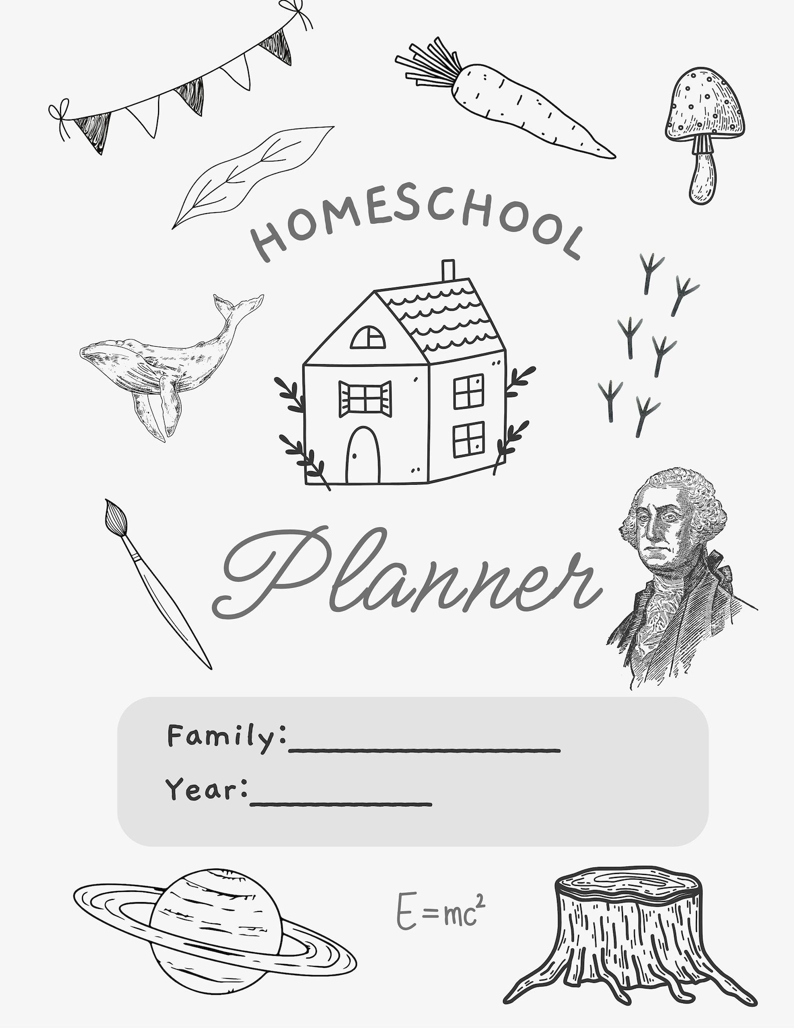 Printable Homeschool Planner Printable | PDF | Homeschool Binder ...