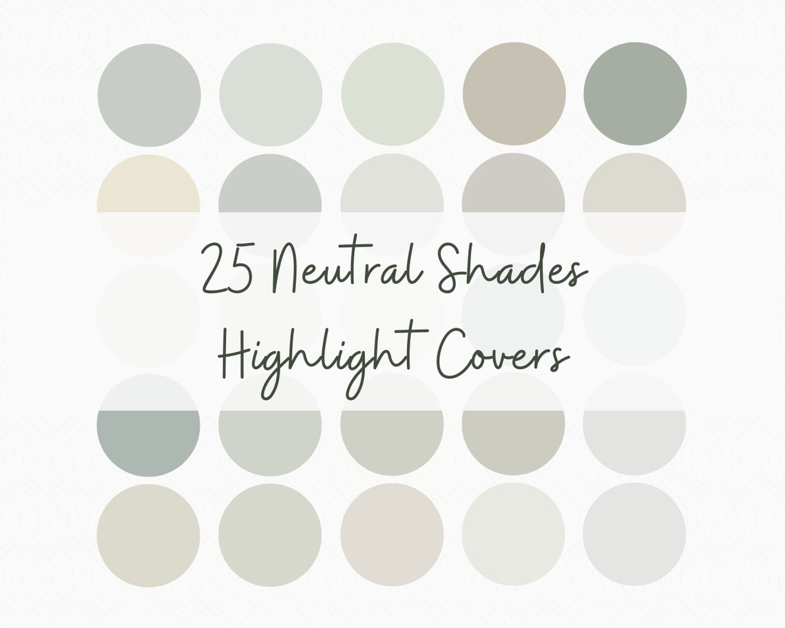 25 Instagram Highlight Covers Neutral Colors - Highlight Icons ...
