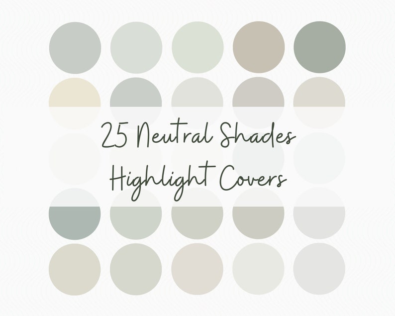 25 Instagram Highlight Covers Neutral Colors - Highlight Icons ...