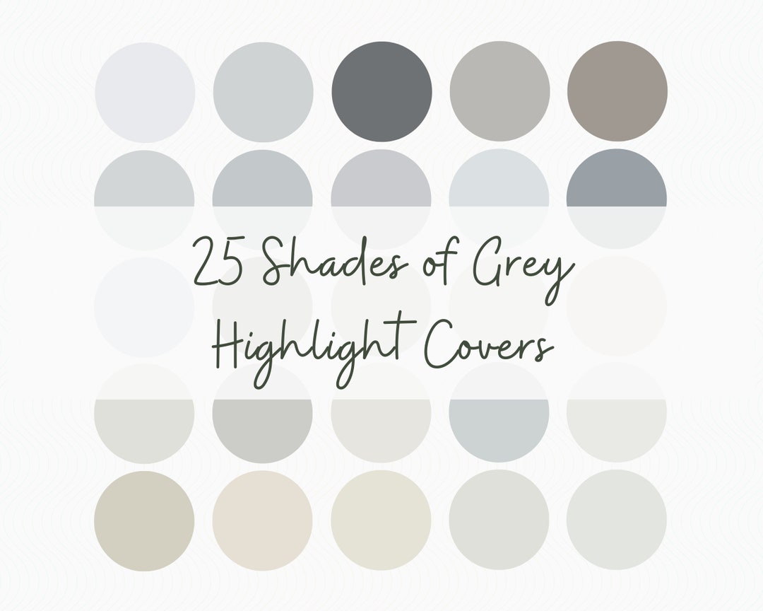 25 Instagram Highlight Covers Grey Colors - Highlight Icons - Instagram ...