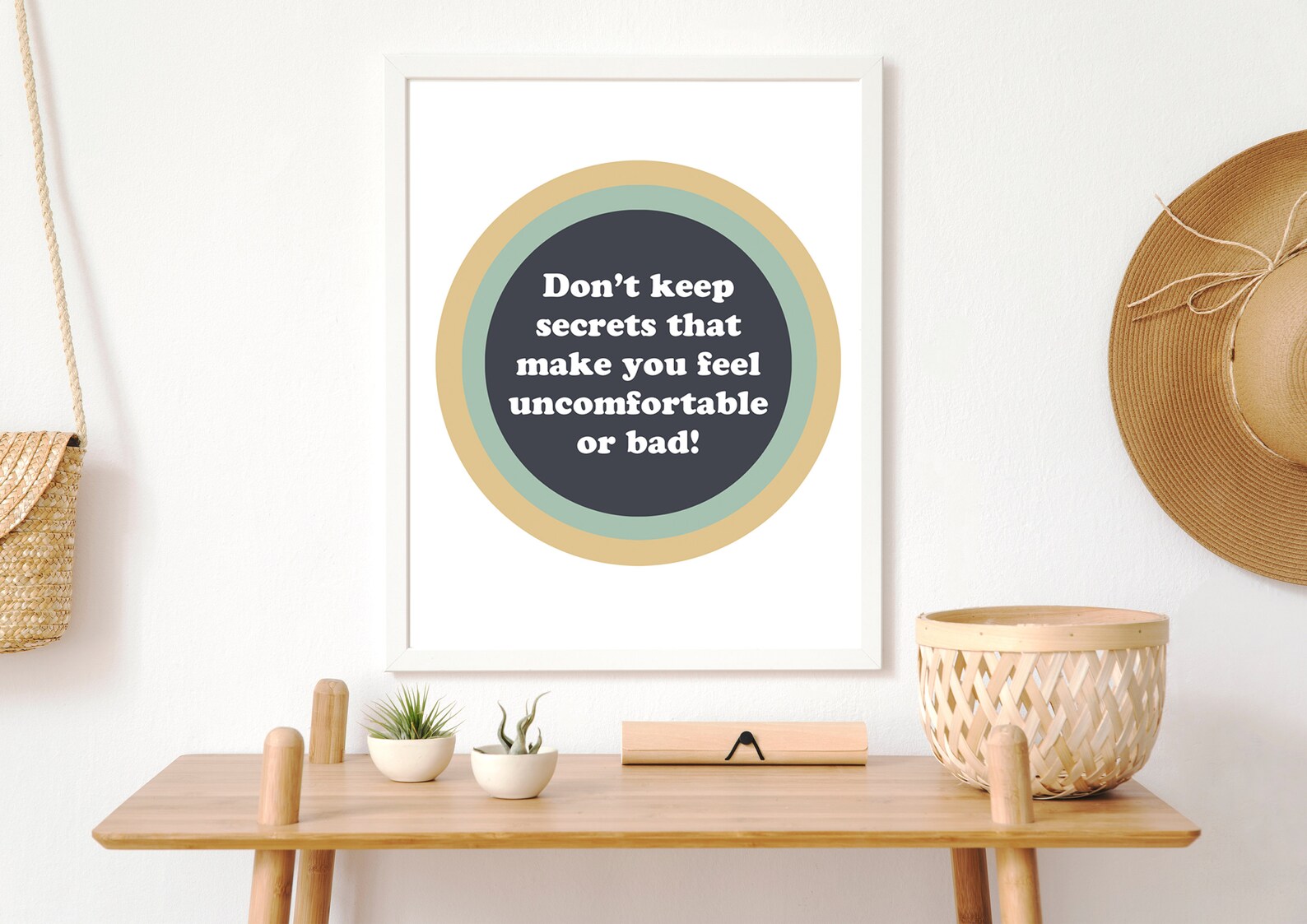 Body Safety Rules Printable Wall Art, Therapy Room Decor, Consent ...