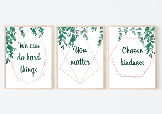Modern Farmhouse Inspirational Classroom Posters Boho - Etsy