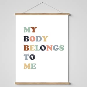 Consent Education, Body Safety Rules Poster, School Psychologist ...