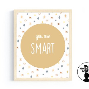 Boho Classroom Decor, Positive Affirmations, Classroom Poster, Welcome ...