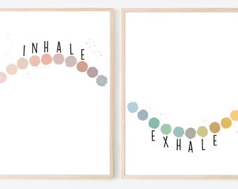 Inhale Exhale Print - Etsy
