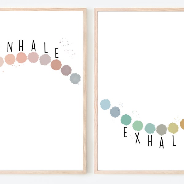 Inhale Exhale - Etsy