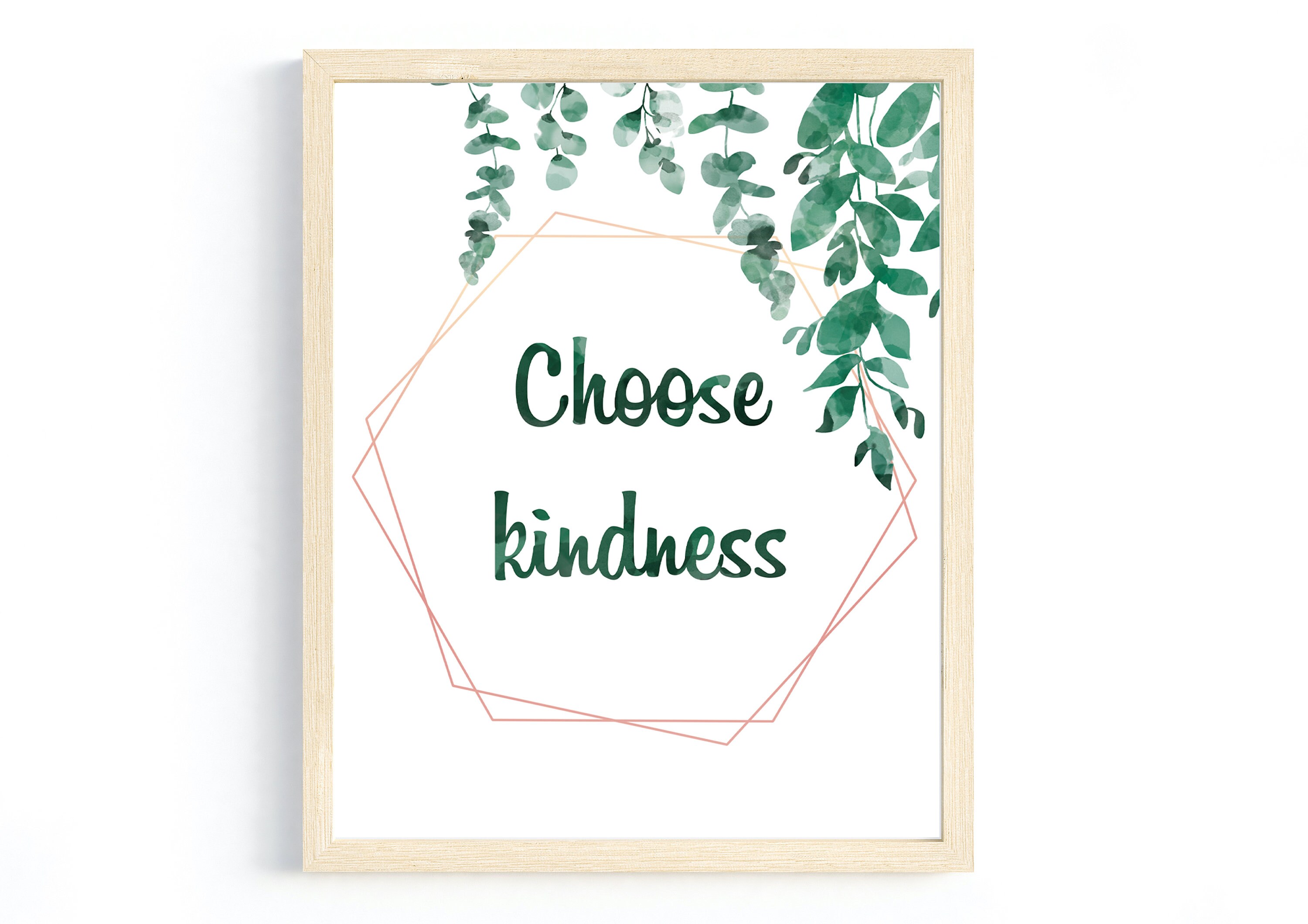 Choose Kindness Poster, Boho Classroom Decor, Modern Farmhouse ...