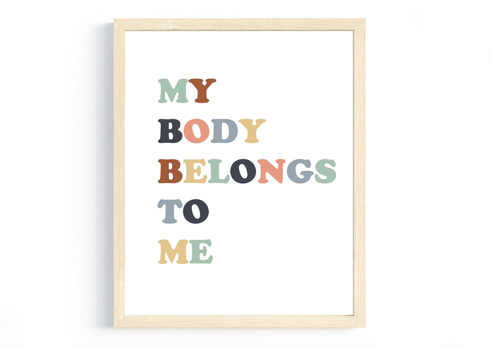 Body Safety Rules Poster Set, Teach Kids Consent Posters, Boho Therapy ...