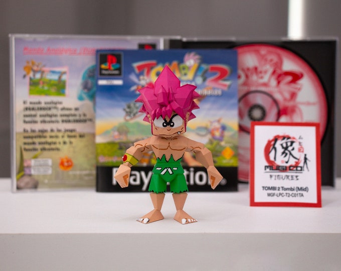 TOMBI 2 / TOMBA 2 I 01 Tombi / Tomba Figure mid Size playstation 1999 ...
