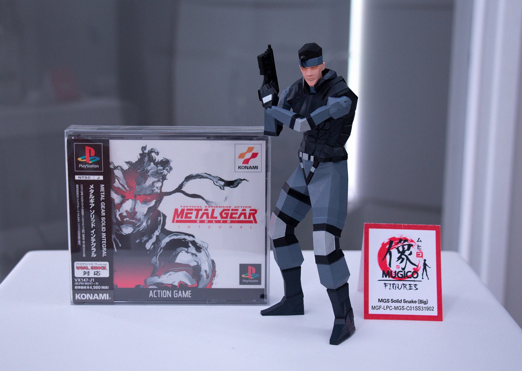 MGS 01 Solid Snake Figure big Size METAL GEAR Solid / - Etsy