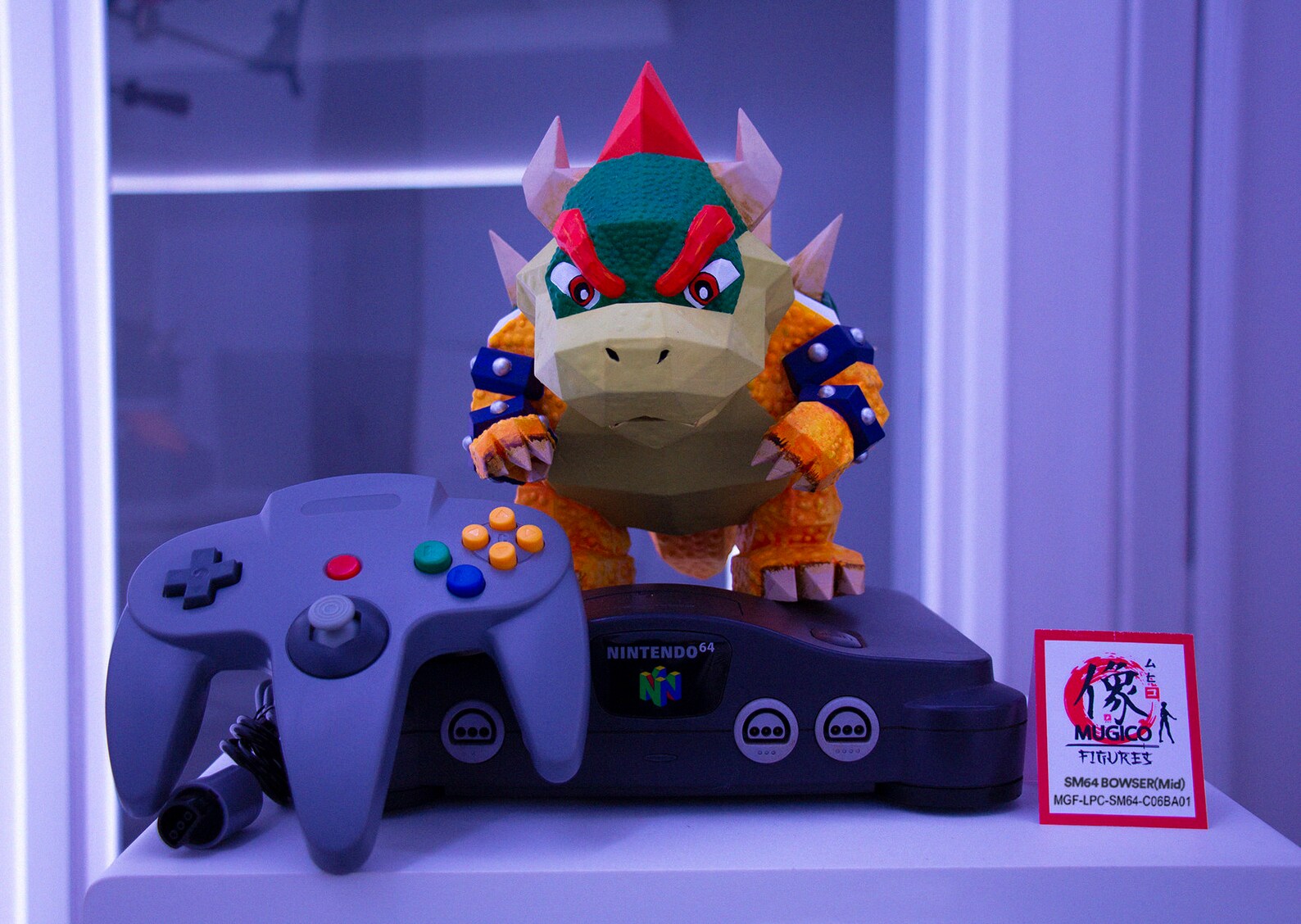 SUPER MARIO 64 I 06 BOWSER Figure mid Size SM64 1996 - Etsy