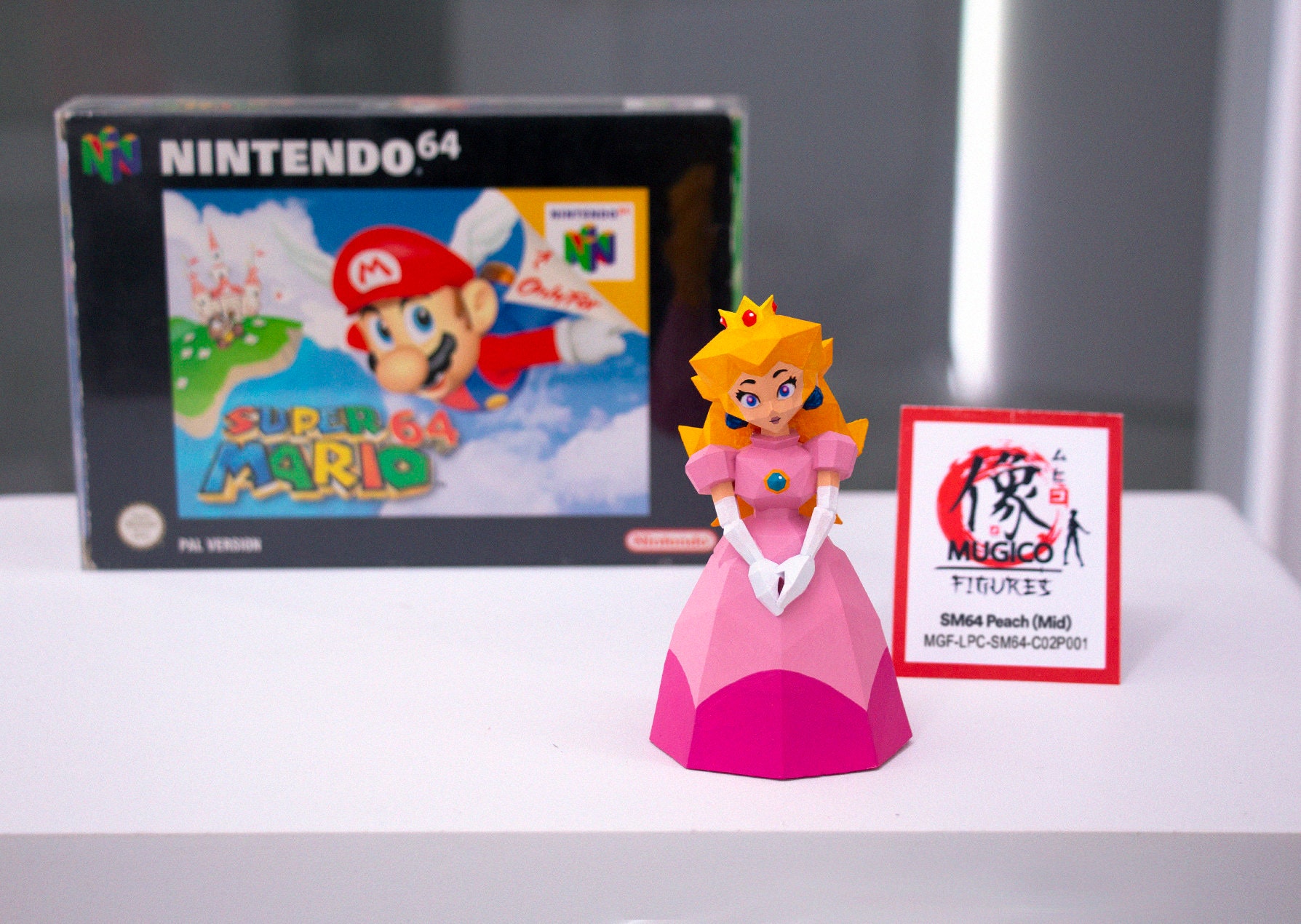 SUPER MARIO 64 I 02 Princess Peach Figure mid Size SM64 - Etsy