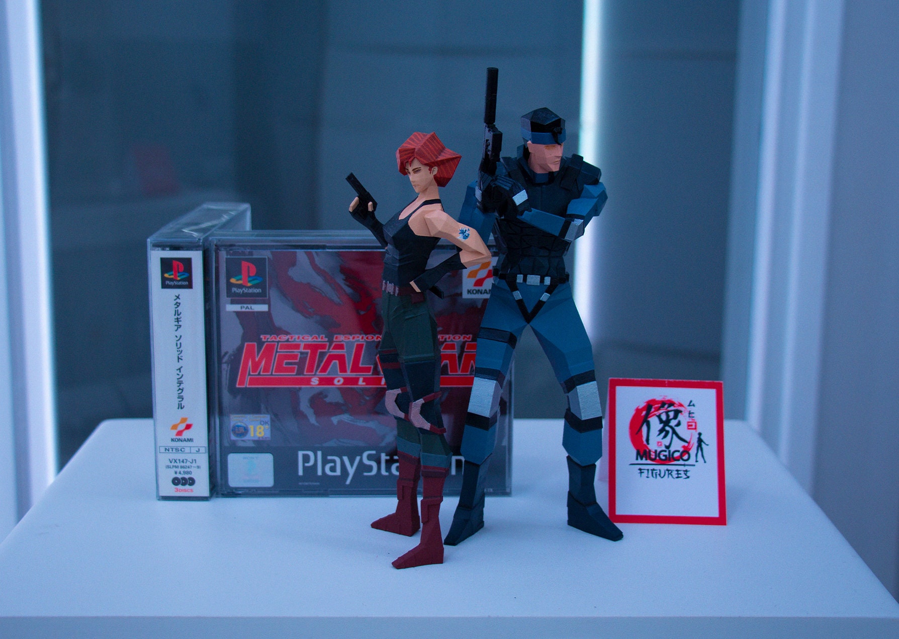 MGS 01 Solid Snake Figure big Size METAL GEAR Solid / - Etsy