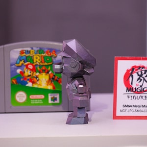 SUPER MARIO 64 I 01-S Metal Mario (A) Figure (mid Size) [SM64] (1996 ...