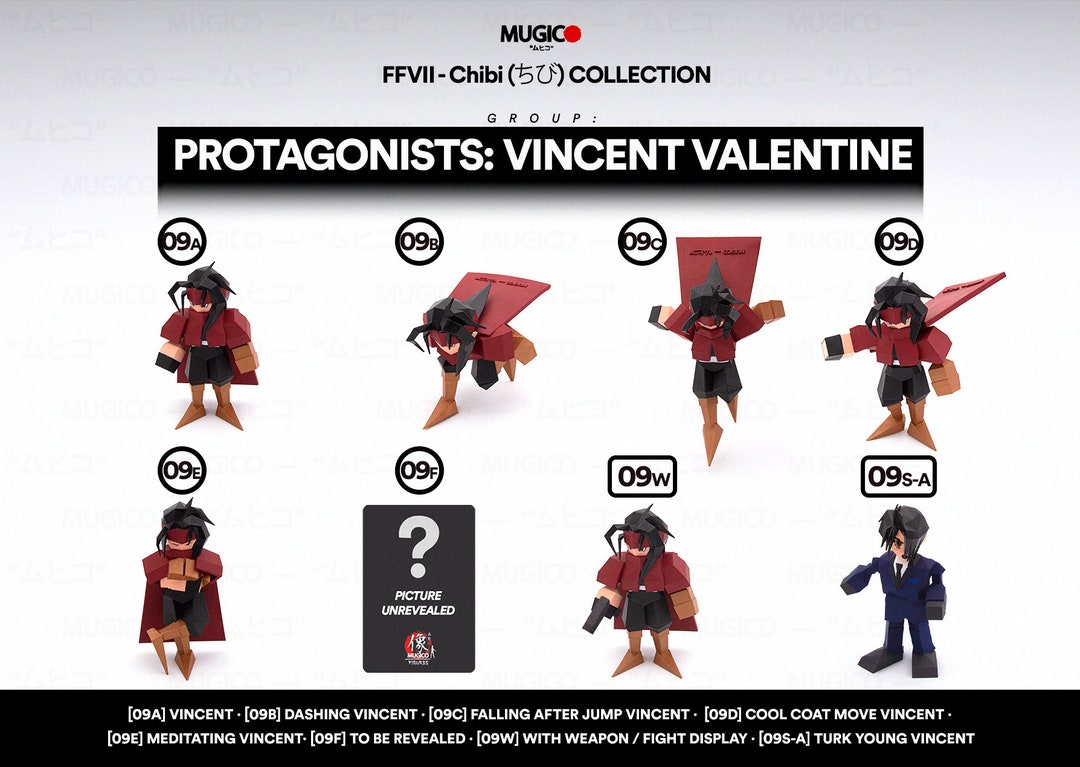 Final Fantasy Vincent Valentine Chibi