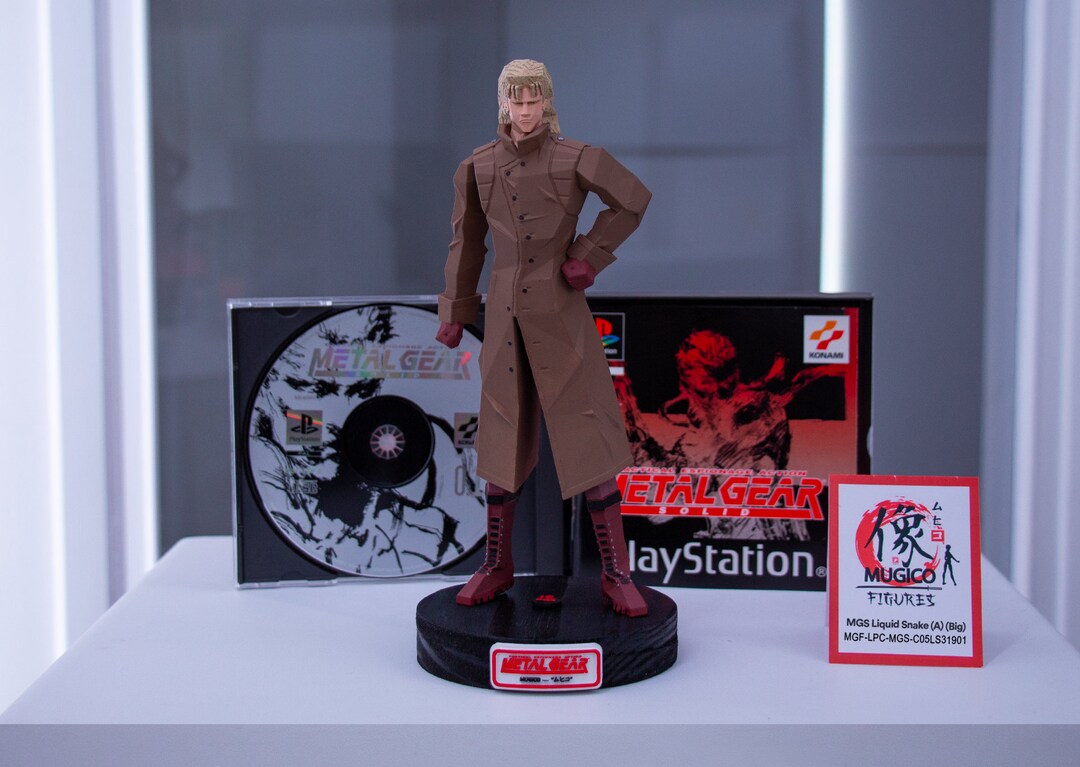 MGS 05 Liquid Snake (A) Figure (big Size) [METAL GEAR Solid / メタルギアソリッド ...