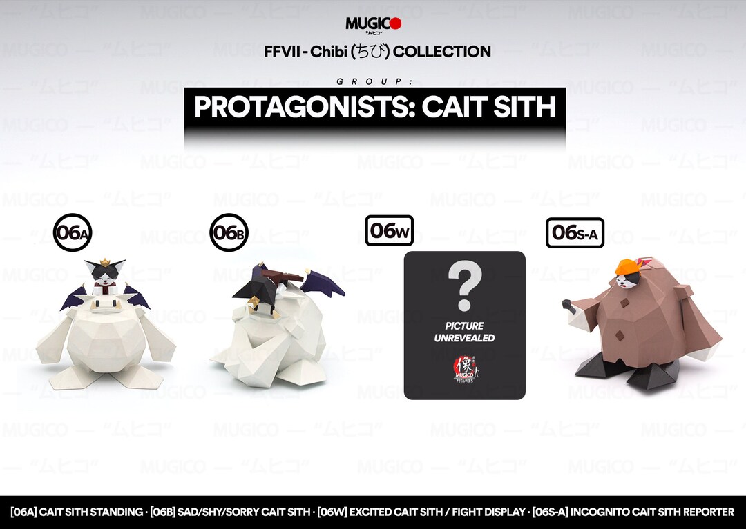 FFVII Chibi (ちび) 06 Cait Sith [FINAL FANTASY 7 Chibi (ちび) Collection ...