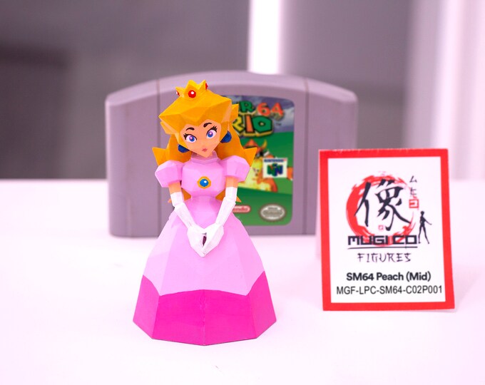 SUPER MARIO 64 I 02 Princess Peach Figure (mid Size) [SM64] (1996) - Etsy