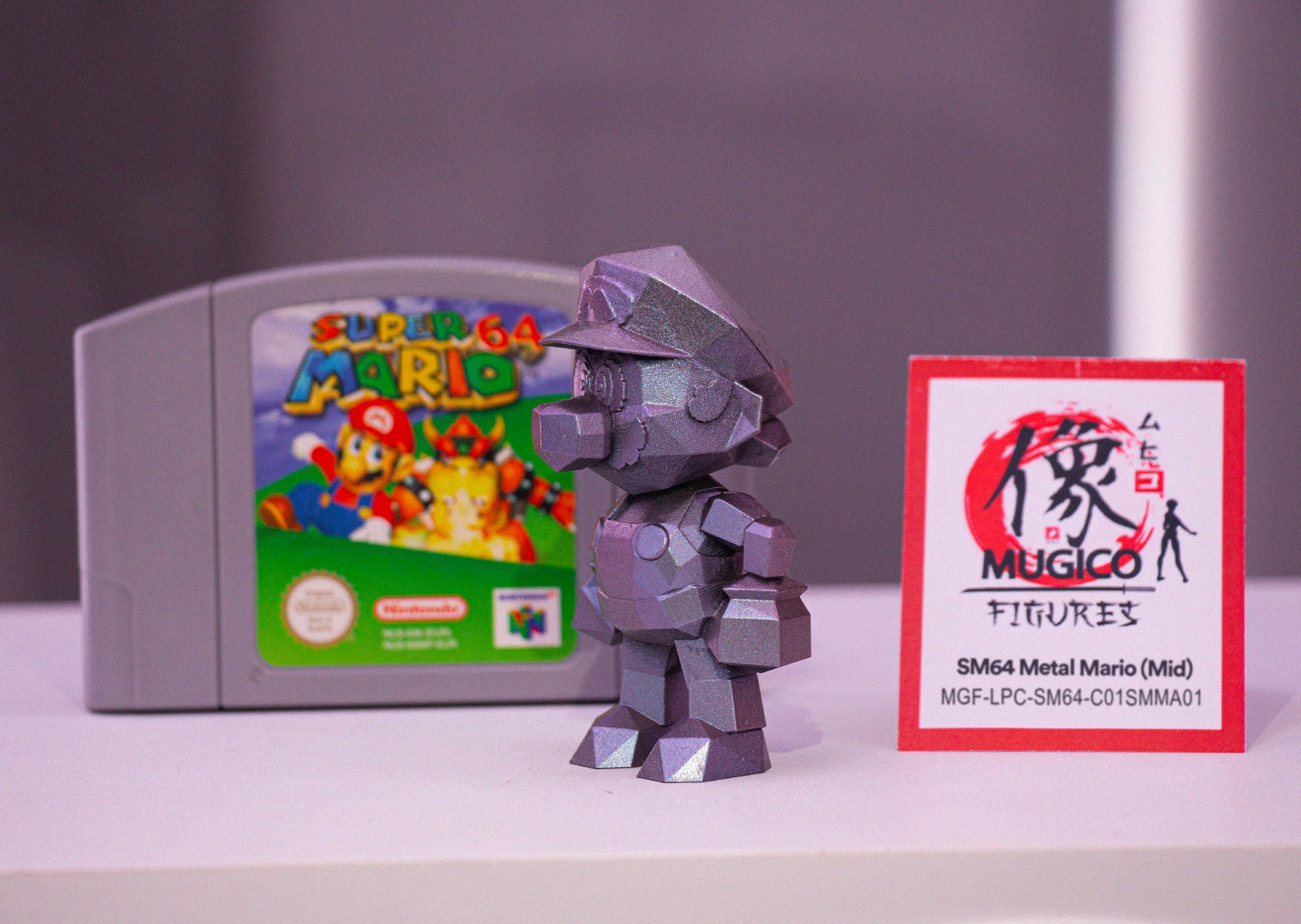 SUPER MARIO 64 I 01-S Metal Mario A Figure mid Size SM64 | Etsy