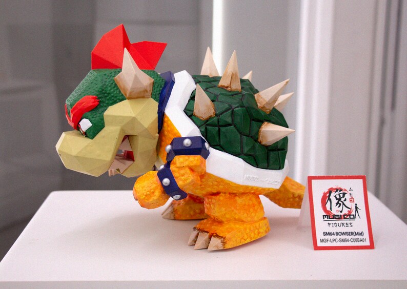 SUPER MARIO 64 I 06 BOWSER Figure mid Size SM64 1996 - Etsy
