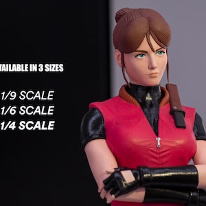 RE2 Claire Redfield (CGI [promo Renders]) (1/4) [RESIDENT EVIL 2] (1998 ...