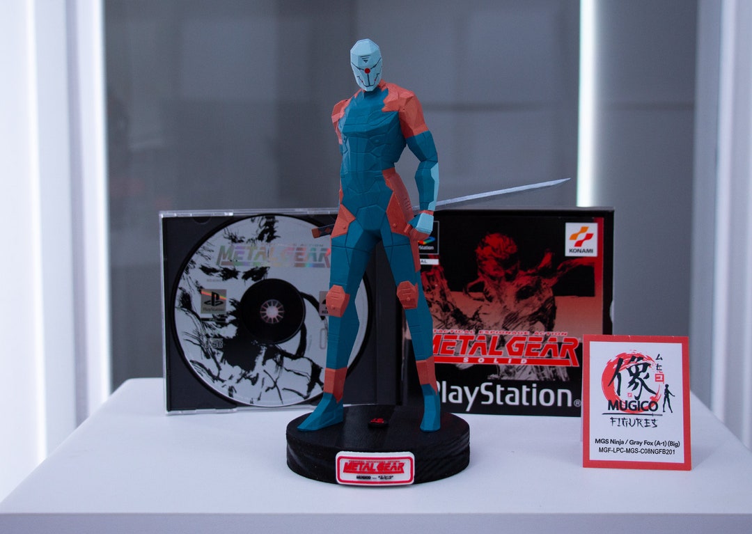MGS 08 Ninja/gray Fox (A-1) Figure (big Size) [METAL GEAR Solid / メタルギア ...