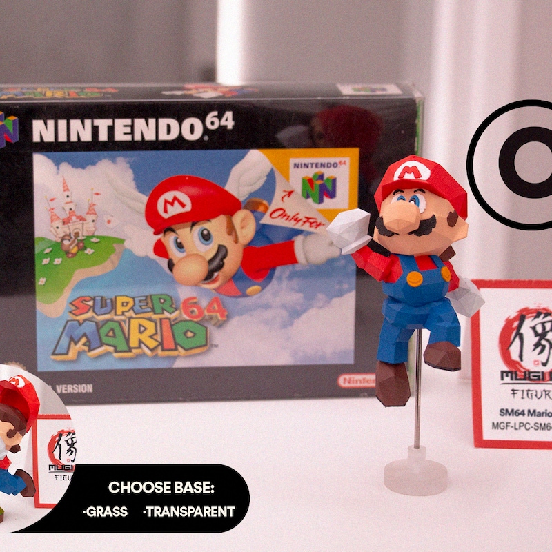 Super Mario 64 Model - Etsy
