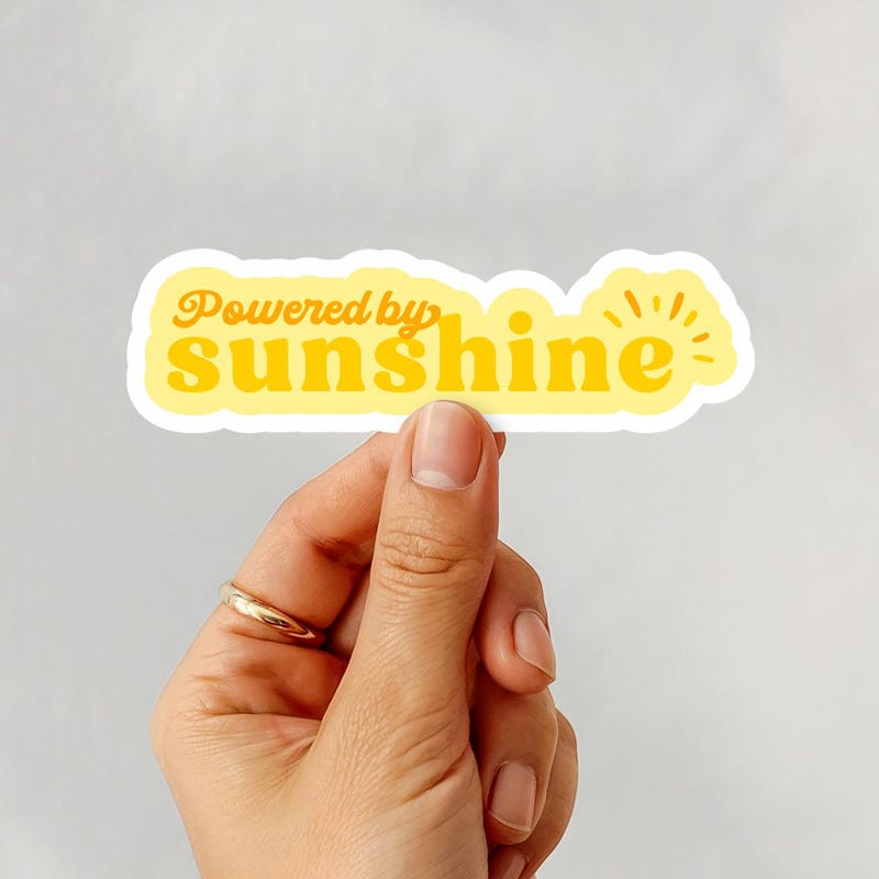 Sunshine Sticker - Etsy