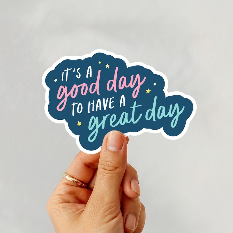A Great Work Sticker - Etsy