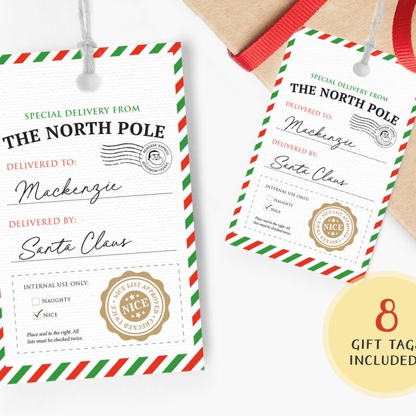 Santa Gift Tag - 60+ Gift Ideas for 2024