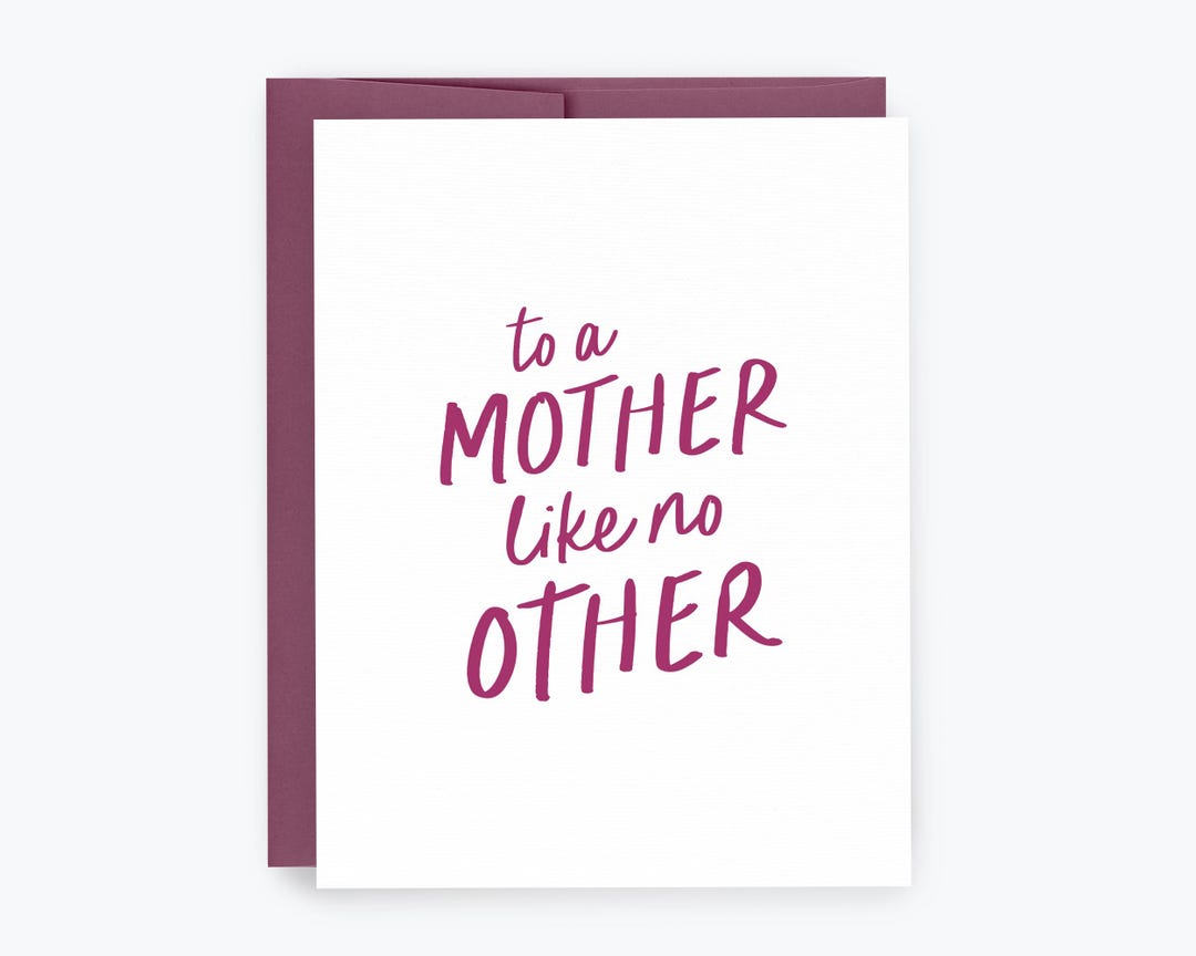 To a Mother Like No Other Card – Mother’s Day Card, Birthday Card ...