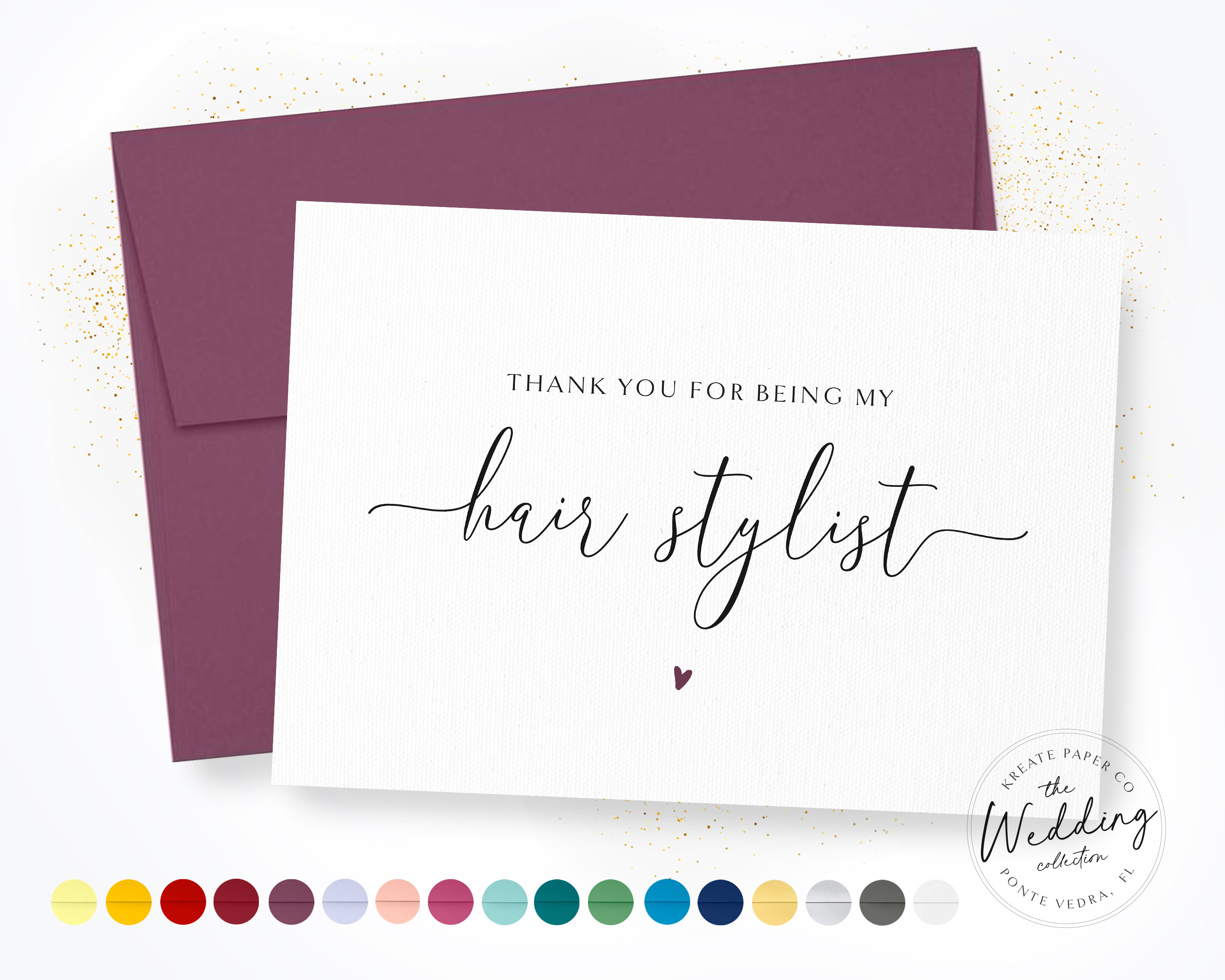 Thank You for Being My Hair Stylist Hairdresser Card - Etsy