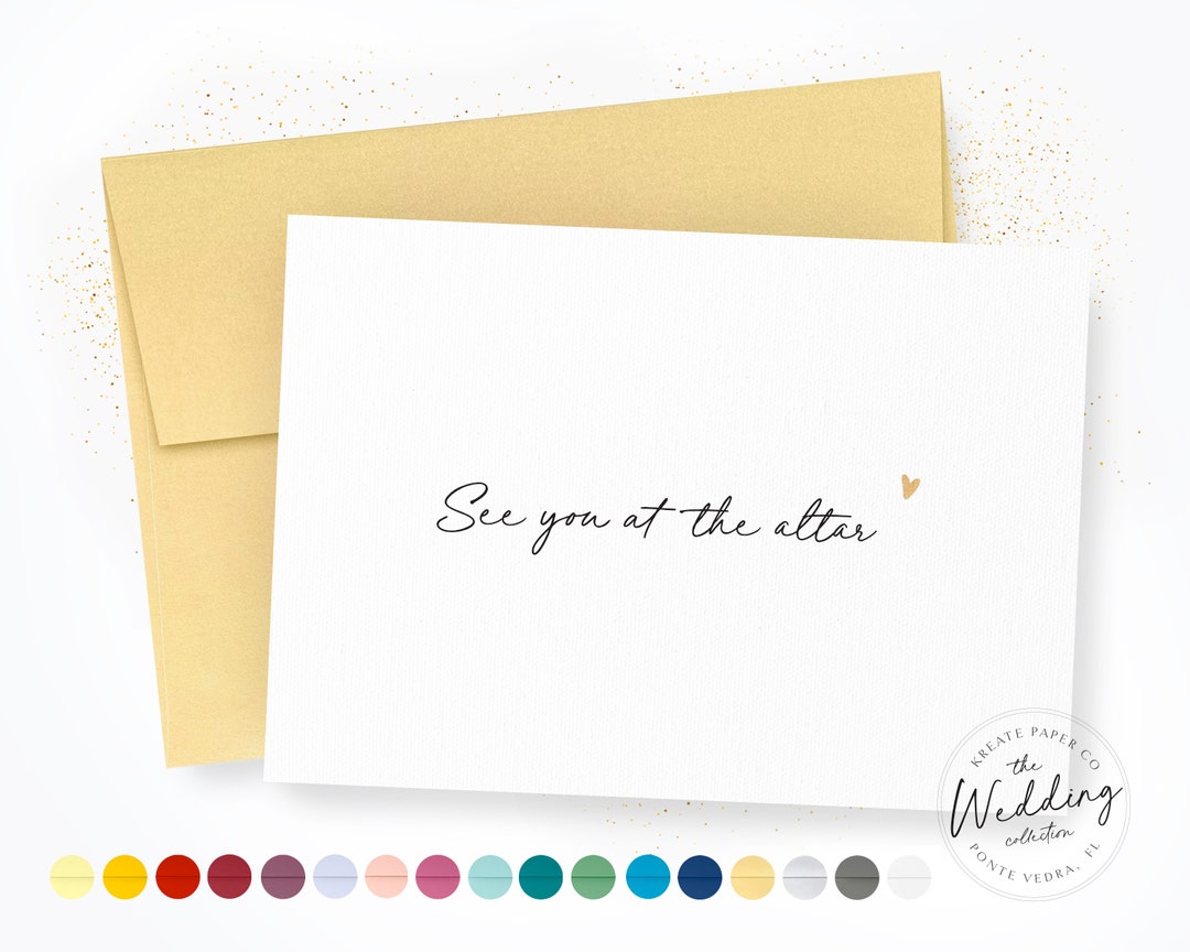 See You at the Altar | Note to Groom | Note to Bride | Future Wife ...
