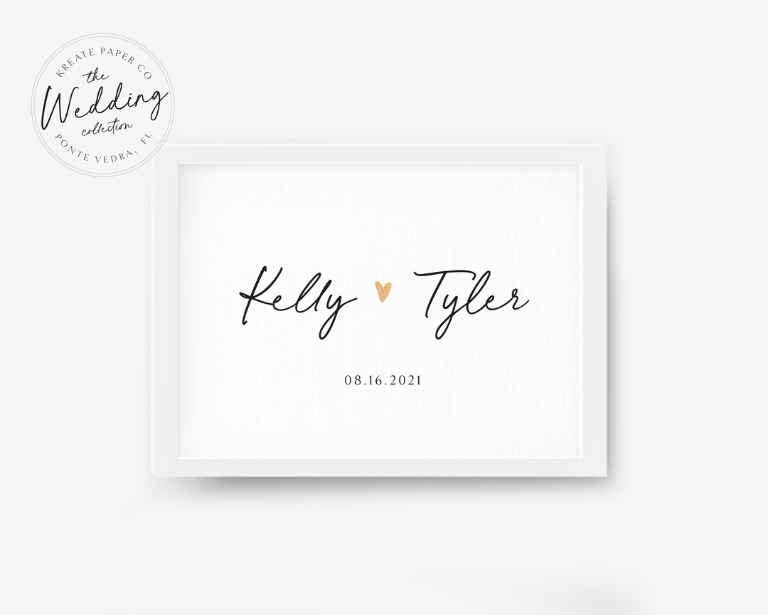 Personalized Wedding Print | Wedding Gift | Anniversary Gift ...