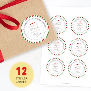 Official Santa Labels, Santa Claus Label, Gift Tag Stickers ...