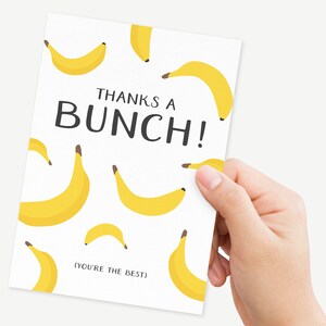 Thank You Card | Fun Thank You Card | Cute Thank You Card | Thanks A ...