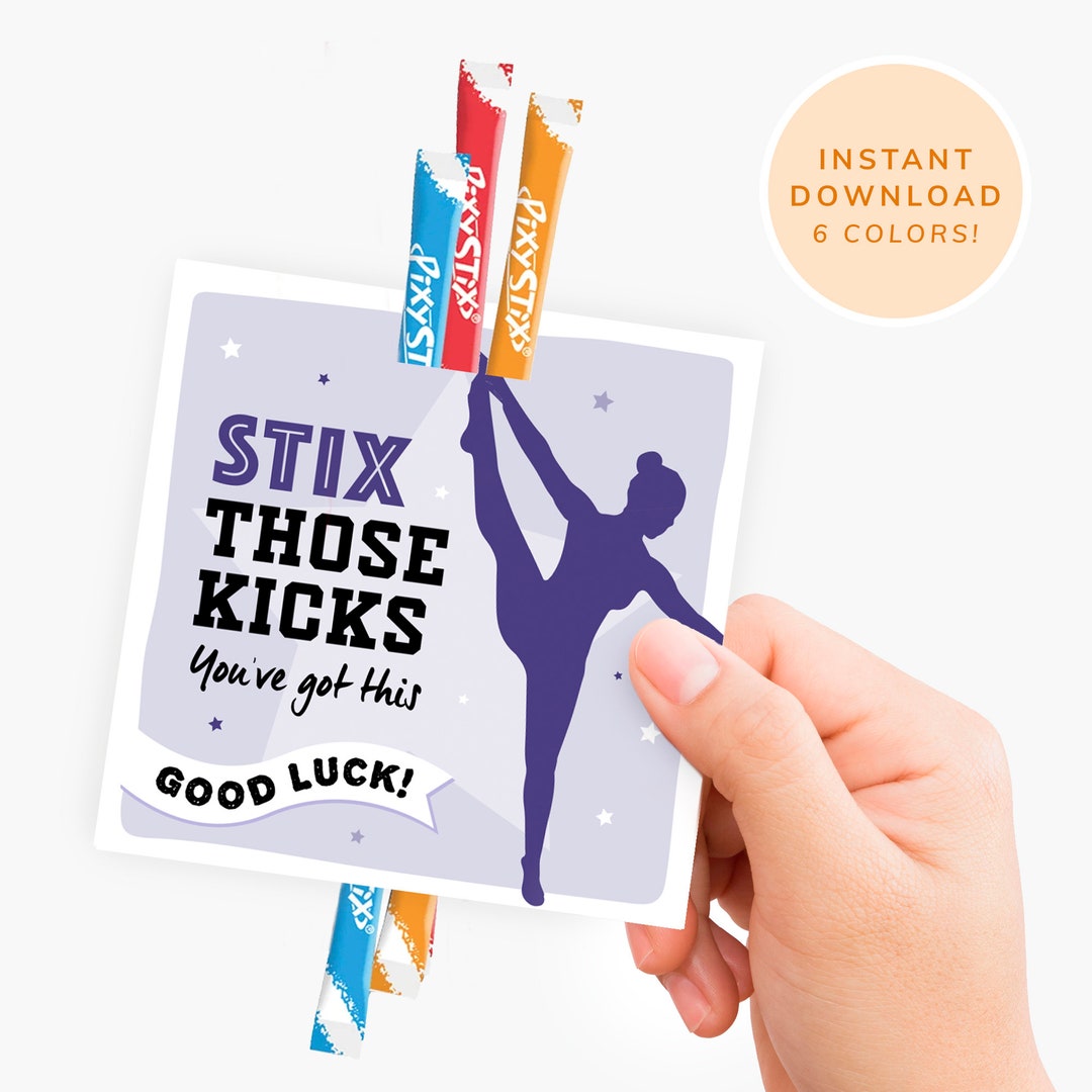 Dance Team Good Luck Gift, Candy Favor Tags, Dancers, Competition Gifts ...