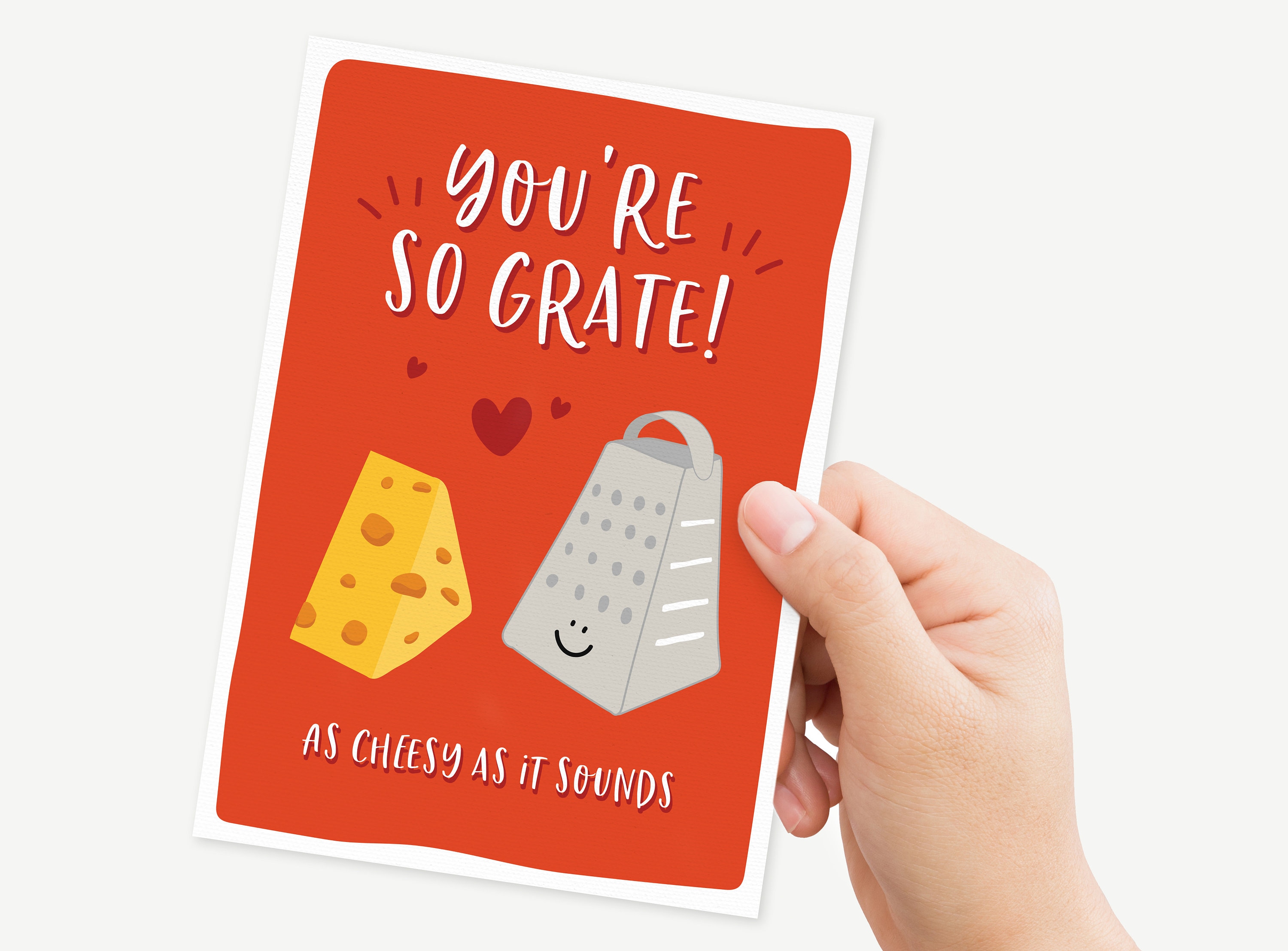 So Grate Card Cheesy Card Birthday Card Thank You Card | Etsy