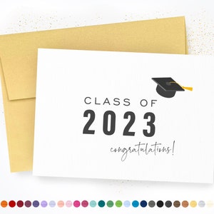 Class of 2023 Graduation Card, Congratulations Graduation Card, Class ...