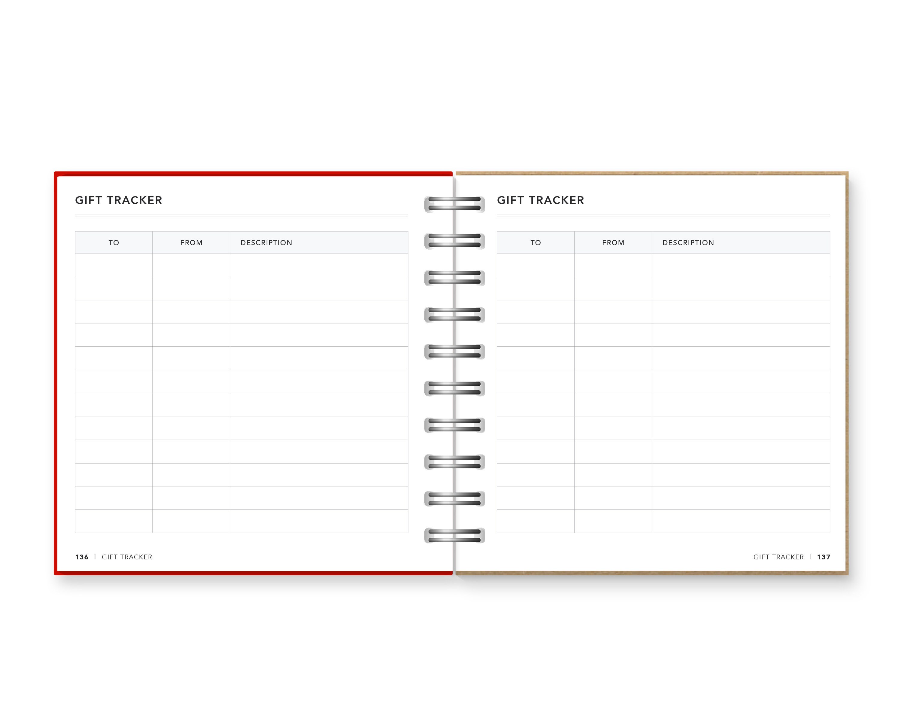 Christmas Planner, Holiday to Do List, Gift Tracker, Holiday Planner ...