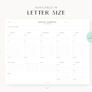 Weekly Planner Notepad - Daily to Do List, Weekly Desk Pad, Undated ...