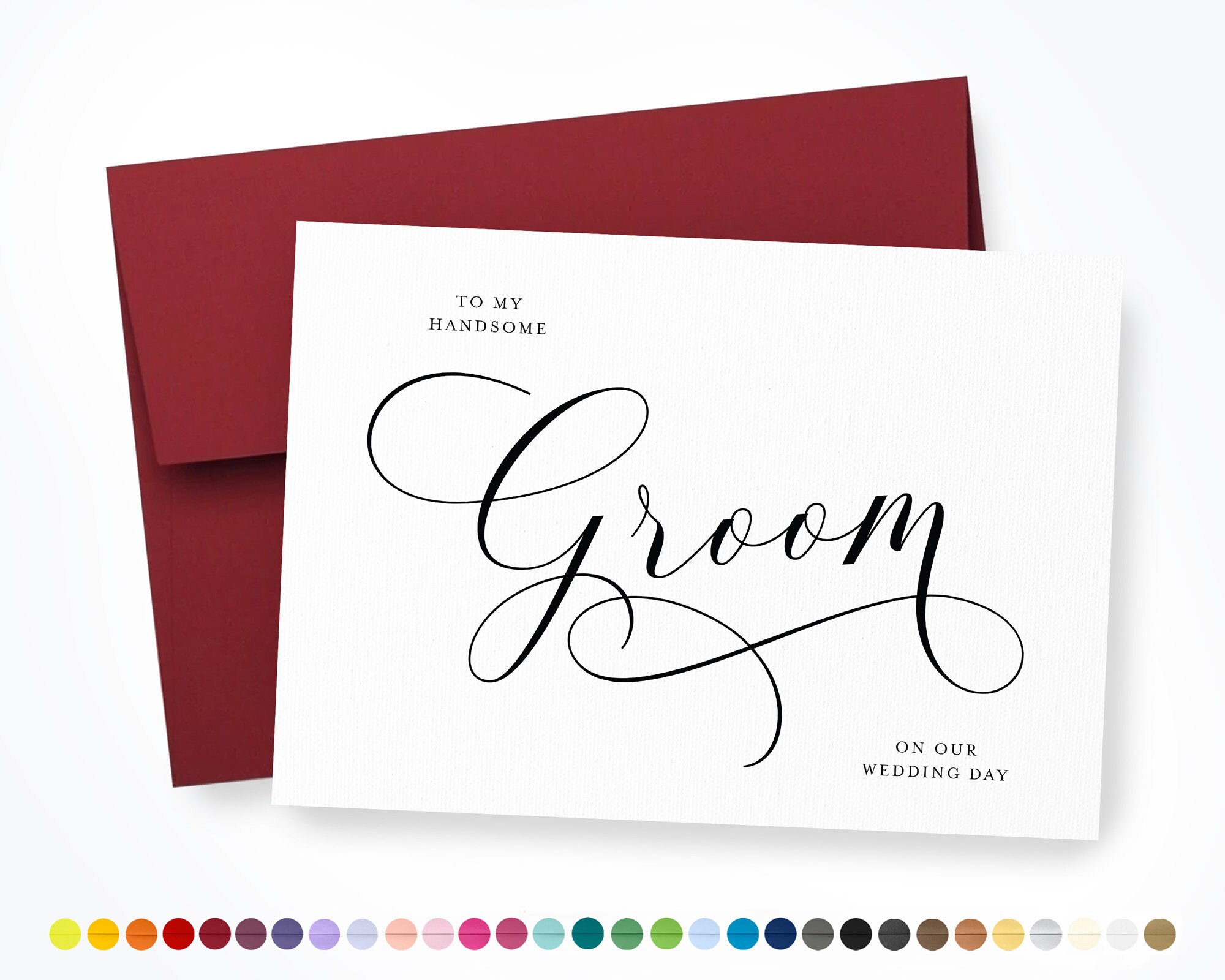 Card to My Groom on Our Wedding Day | Note to Groom | Future Husband ...
