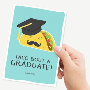 Taco Graduation Card Graduation Card Taco Card Grad Card - Etsy