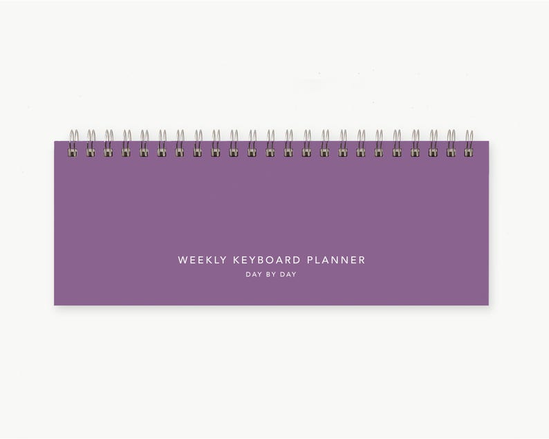 Weekly Keyboard Planner, Daily to Do List, Weekly Desk Pad, Undated ...