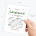 Girlfriend Christmas Card, to My Girlfriend at Christmas, Christmas ...