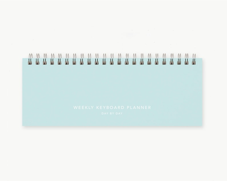 Weekly Keyboard Planner, Daily to Do List, Weekly Desk Pad, Undated ...